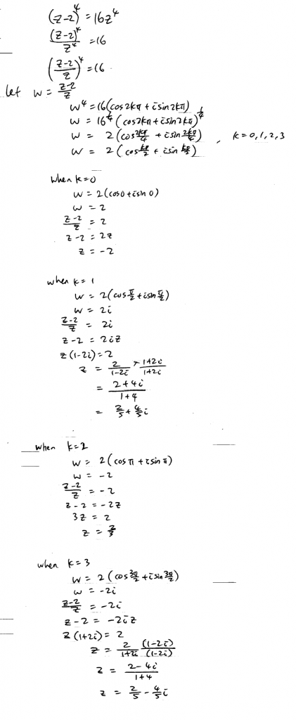 Complex Number Problem 1