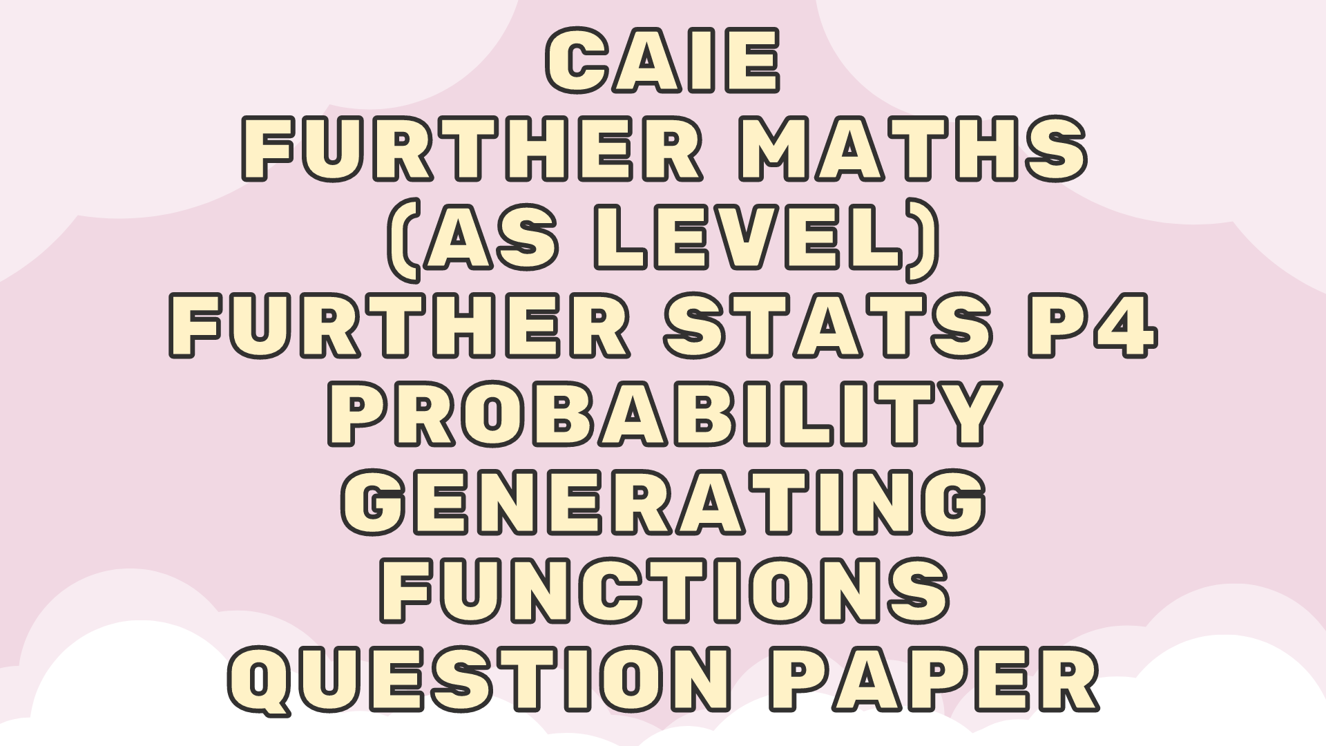 CAIE Further Math (AS) Paper 1 May/June 2020 - MS - KK LEE MATHEMATICS