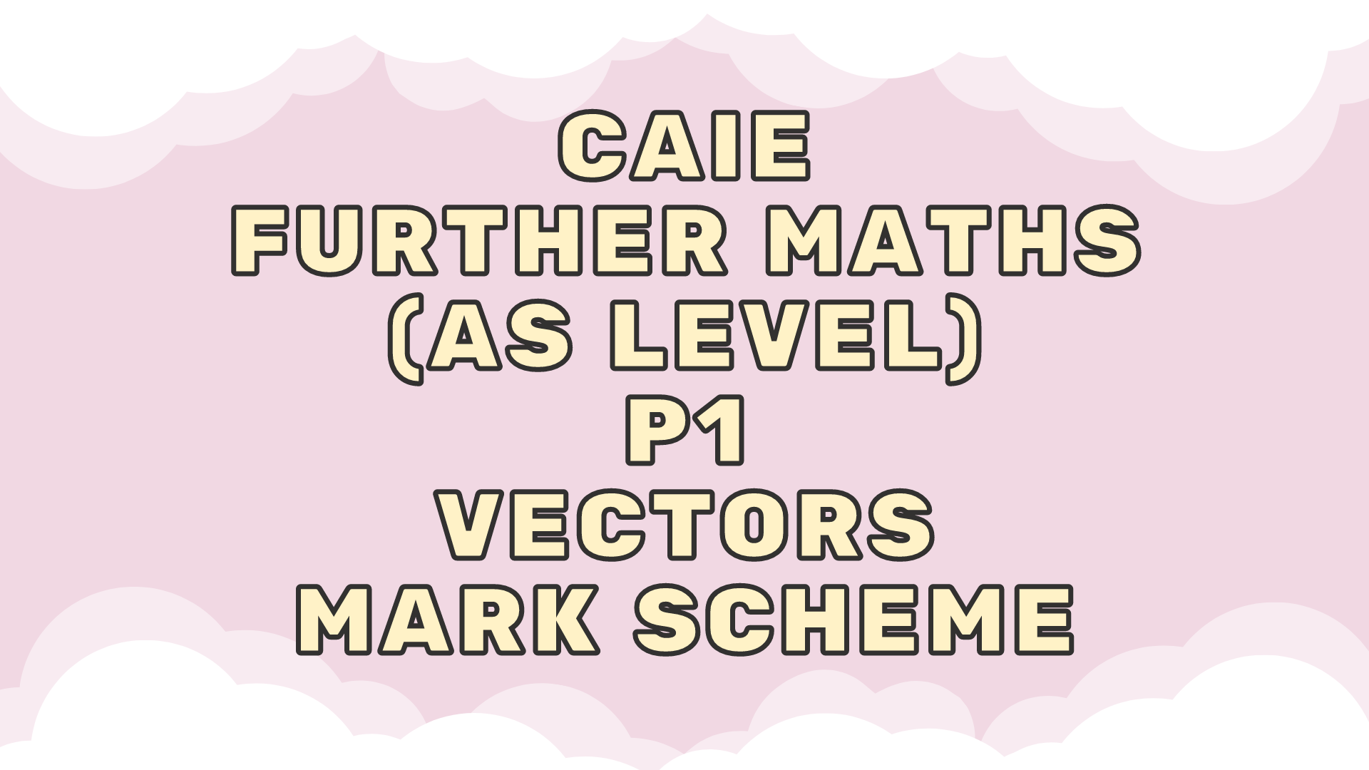 CAIE Further Math (AS) Paper 1 May/June 2020 - MS - KK LEE MATHEMATICS
