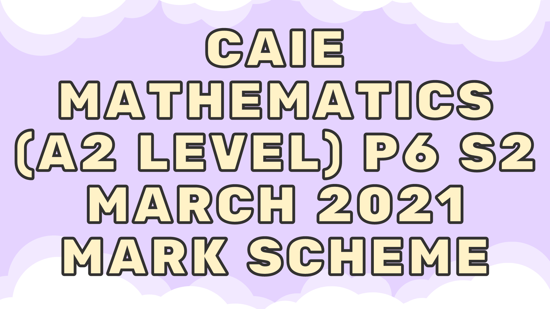 CAIE Mathematics (AS) P1 - Oct/Nov 2020 - MS - KK LEE MATHEMATICS