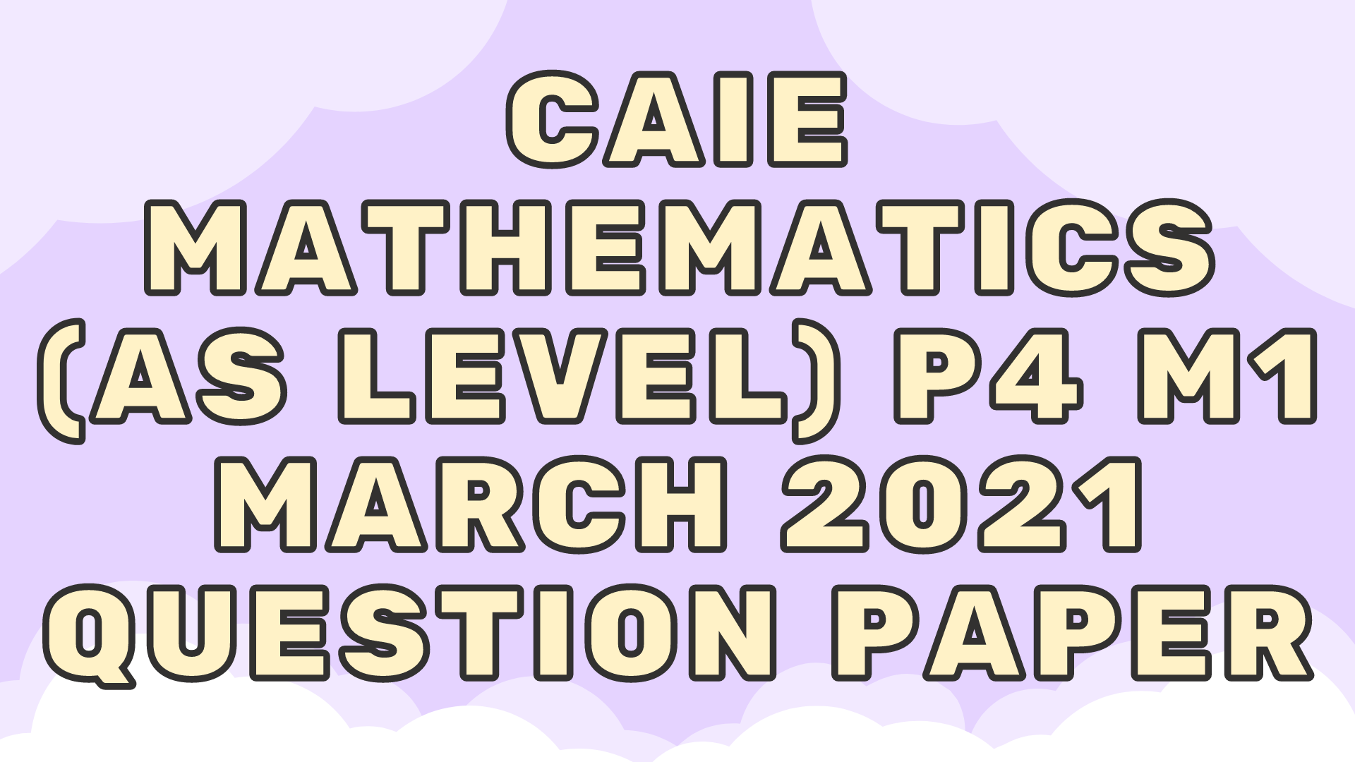 CAIE Mathematics (AS) P1 - Oct/Nov 2020 - MS - KK LEE MATHEMATICS