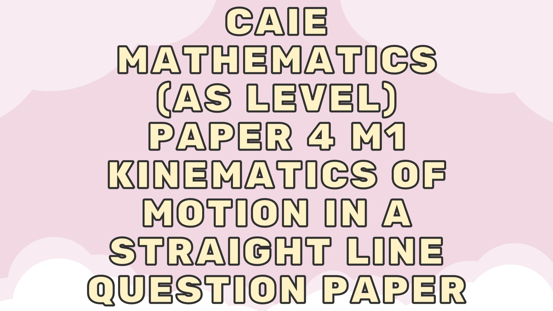 CAIE Mathematics (AS) S1 - May/June 2020 - MS - KK LEE MATHEMATICS