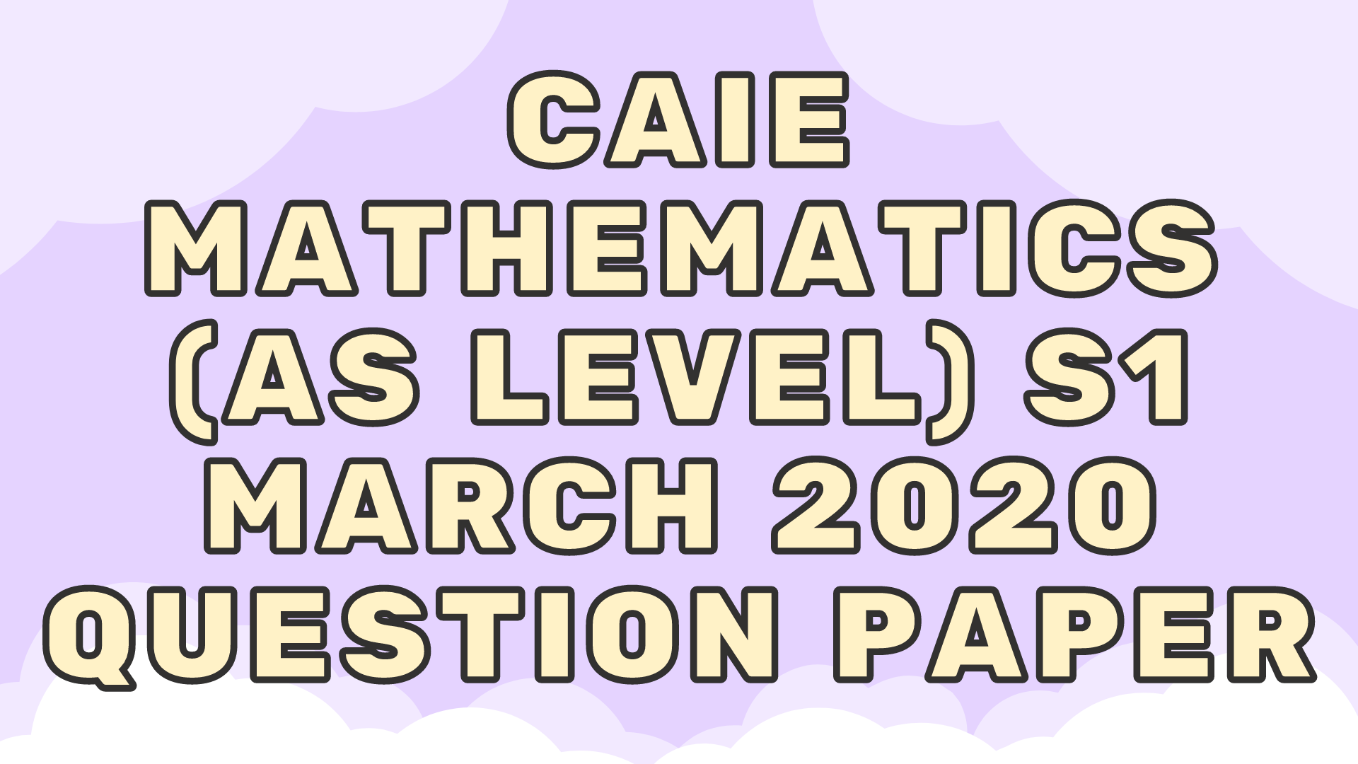 CAIE Mathematics (AS) P1 - Oct/Nov 2020 - MS - KK LEE MATHEMATICS