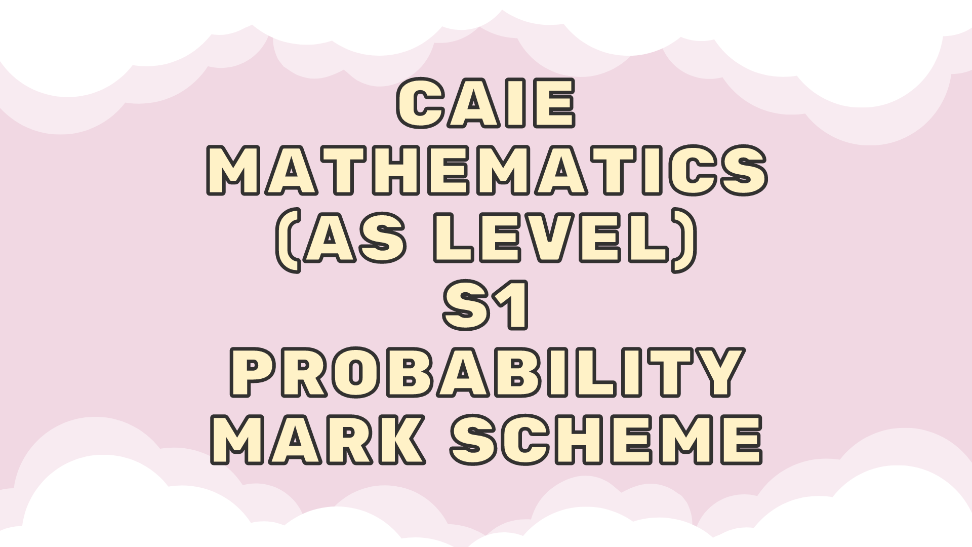 CAIE Mathematics (AS) S1 - The normal distribution - MS - KK LEE MATHEMATICS