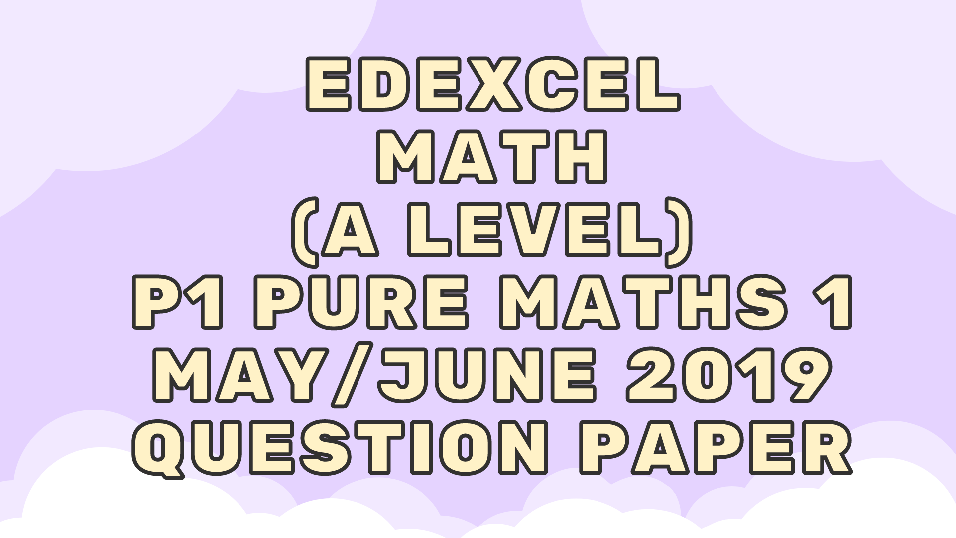 Edexcel Mathematics (A LEVEL) Paper 1 Archives - KK LEE MATHEMATICS